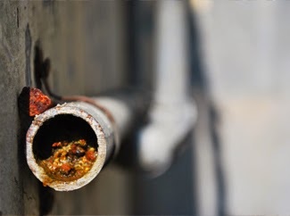 clogged drain pipe - Canadian Home Inspection Services